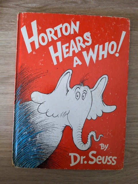 HORTON HEARS A Who! by Dr Seuss 1954, 1st Edition £76.33 - PicClick UK