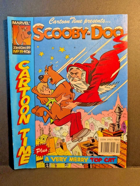 CARTOON TIME PRESENTS # 19 Comic - Scooby Doo - Marvel UK 1989 Hanna ...