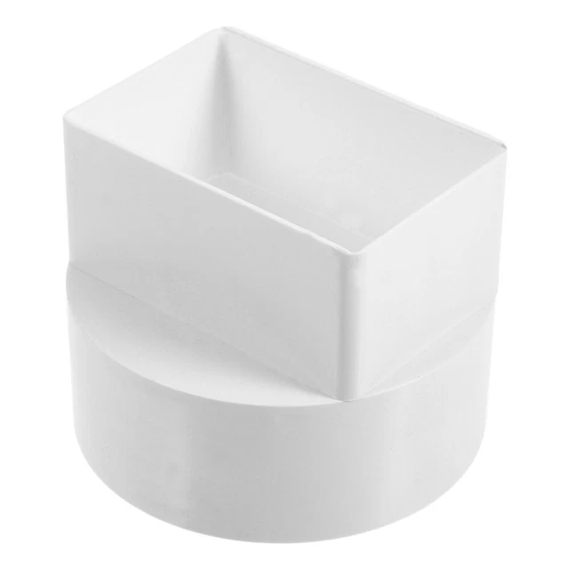 SQUARE PIPE JOINT Drainage Fittings Downspout Rainwater Collection £9. ...