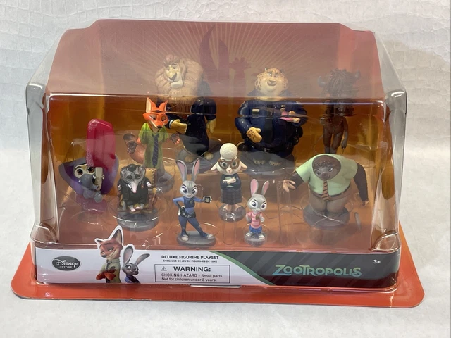 DISNEY STORE ZOOTROPOLIS DELUXE FIGURINE PLAYSET BOXED SET BNIB Cake ...