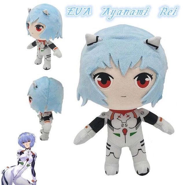 20CM EVA AYANAMI Rei Plush Toys Anime EVANGELION Soft Stuffed Doll Kids ...