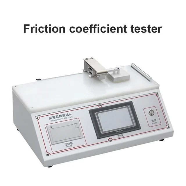 FABRIC FRICTION COEFFICIENT Tester Film Paper Coating Friction Testing ...
