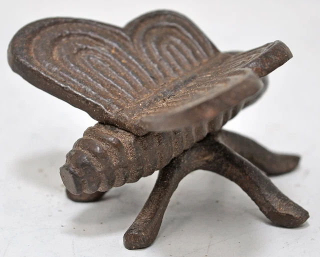 VINTAGE IRON SMALL Fly Insect Figurine Original Old Hand Crafted ...