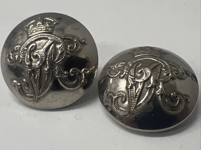 VINTAGE VICTORIAN RAILWAYS UNIFORM BUTTON LOT QUEEN VICTORIA 1800s ...