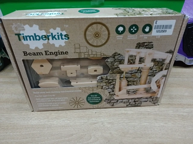 THE BEAM ENGINE - Timberkits Self-Assembly Wooden Construction Moving ...