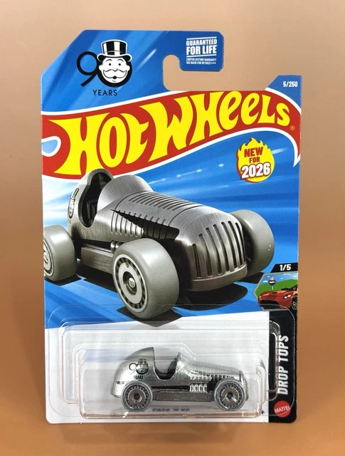 HOT WHEELS 2026 New Model PASS ’N GO Silver Drop Tops 1/5 (5/250) $15. ...