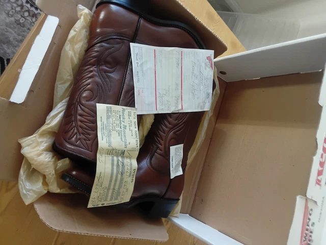 NEW RED WING Pecos model 9801-1 brown western boots size UK 9e in ...