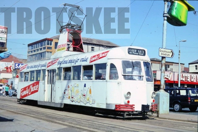 35MM SLIDE BLACKPOOL Transport Single Decker Tram Strassenbahn 625 1992 Original £4.99 - PicClick UK
