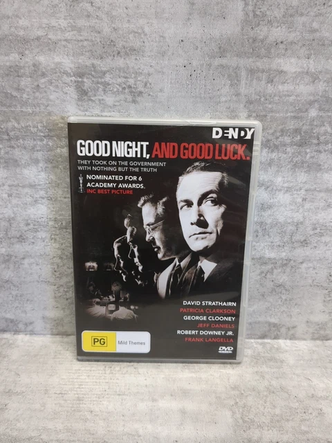 GOOD NIGHT AND Good Luck (DVD, 2005) Region 4 $15.15 - PicClick AU