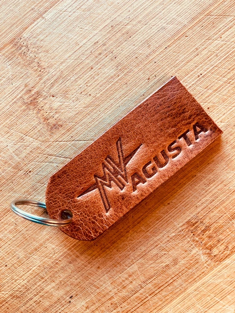 HANDMADE LEATHER KEY Ring - MV Agusta Dragster Brutale F3 F4 Rivale ...