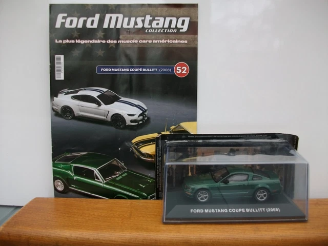 COLLECTION FORD MUSTANG N°52 Mustang Coupé Bullitt de 2008 et le livret ...