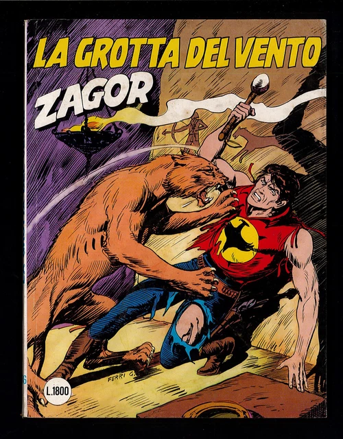 ZAGOR ZENITH GIGANTE Originale N.346 "La grotta del vento" Ottimo SBE ...