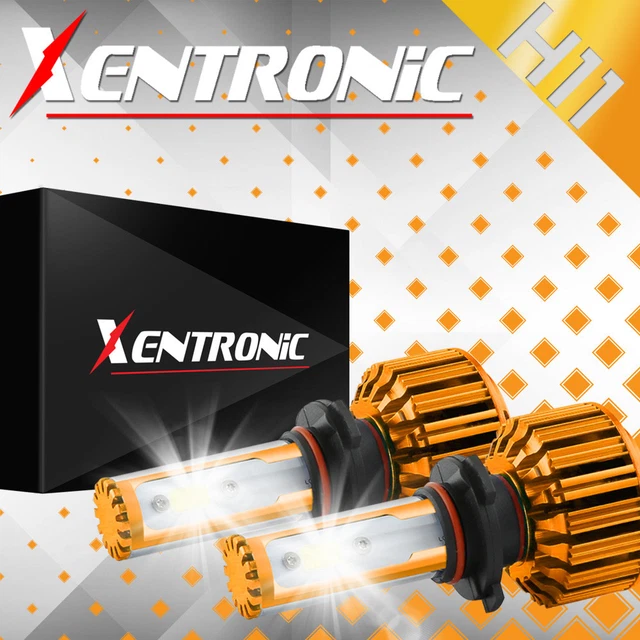 XENTRONIC LED HID Headlight Conversion kit H11 6000K for 2010-2013 ...