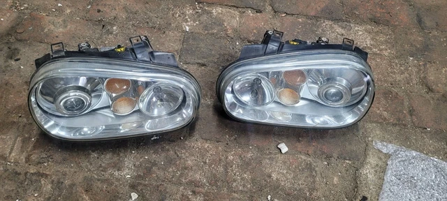 VW GOLF MK4 R32 Xenon Gen2 Headlights - GTI TDI V5 V6 £363.70 - PicClick UK