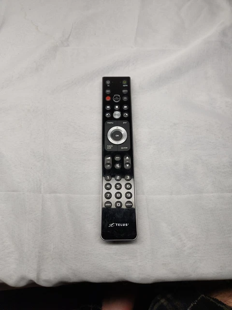TELUS OPTIK TV Remote Control Slimline Model 2774 - black $14.86 ...