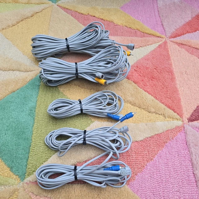 BOSE LIFESTYLE/ACOUSTIMASS JEWEL cube Speaker cables X 5 £47.50 ...