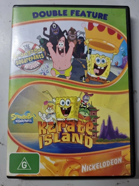 SPONGEBOB SQUAREPANTS DOUBLE Feature DVD The Movie + Karate Island y54 ...