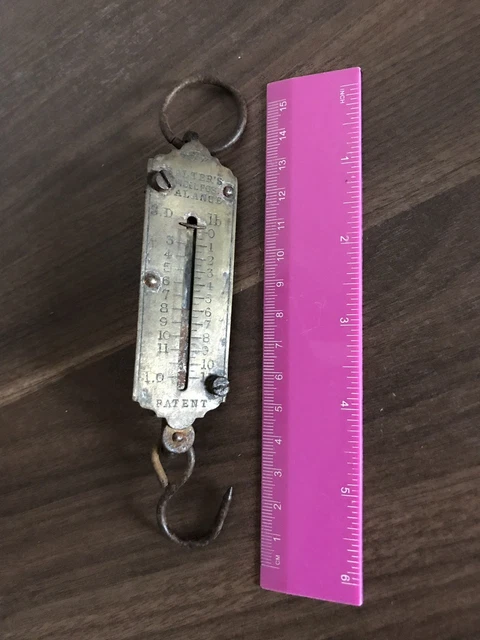SALTER VINTAGE ANTIQUE Collectible Old Fishing Scales £16.00 - PicClick UK