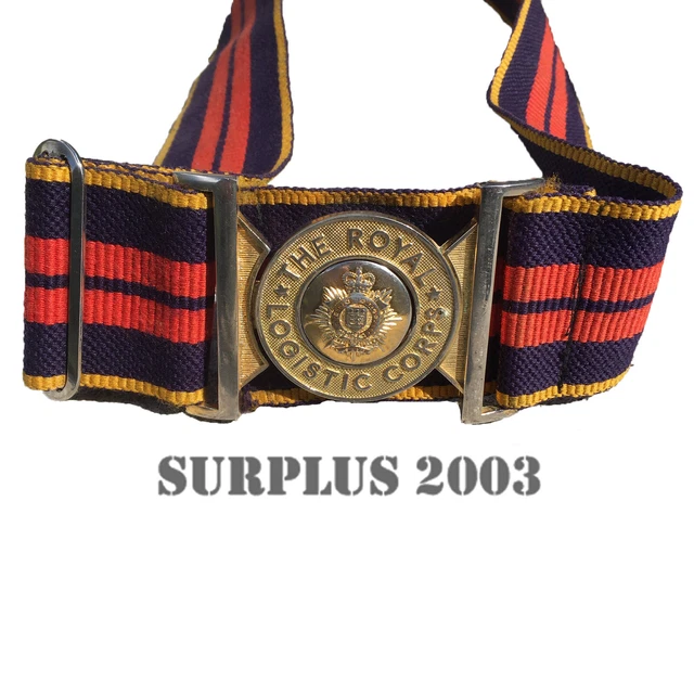 ROYAL LOGISTICS CORPS belt with buckle Army Uniform British Army ...