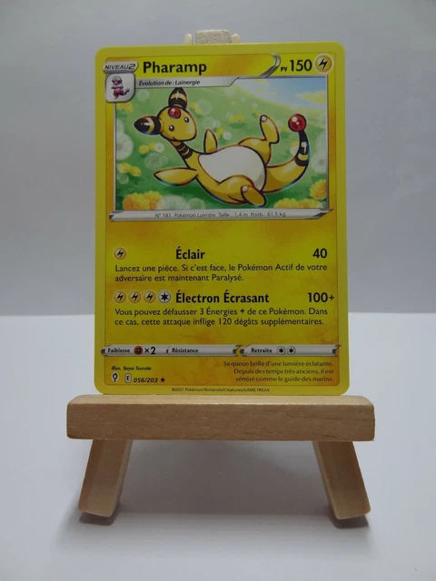 CARTE POKÉMON & Pharamp " RARE 056/203 - Evolution Céleste - EB07 ...