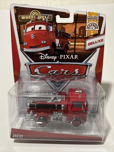 CARS DELUXE RED Fire Truck Wheel Well Motel Series Disney-Pixar2012 ...