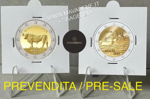 PRE-SALE MALTA 2025 Boeuf Maltese Toro + Mdina Monnaie Neuve FDC De ...