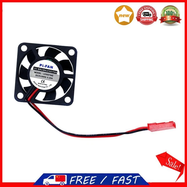 BRUSHLESS CPU COOLING Fan for Raspberry Pi RasPi 3 Model B 2 Model B/B+ ...