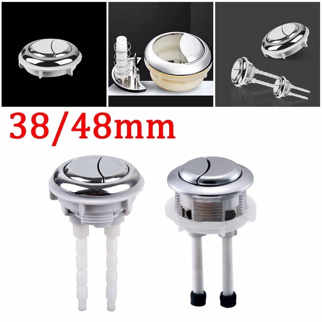 PUSH BUTTON TOILET Switch WC Replacement Toilet Cistern Dual Flush 1pcs ...