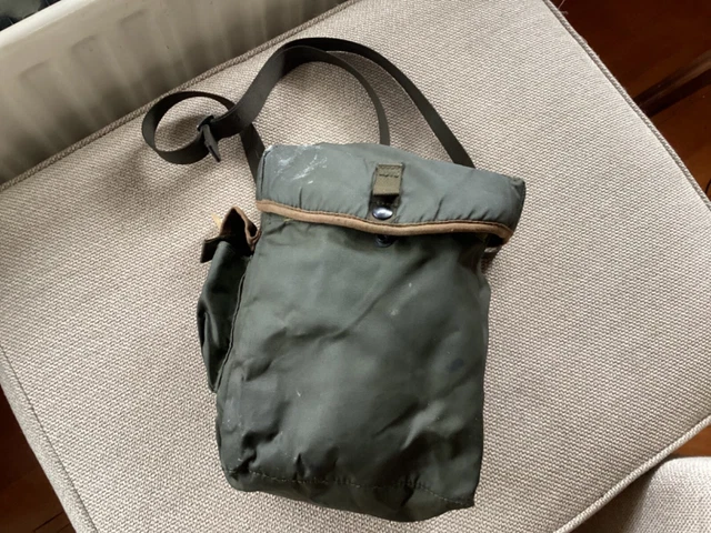 RARE BRITISH ARMY ISSUE 1970’s S6 RESPIRATOR NYLON BAG SATCHEL EUR 28 ...