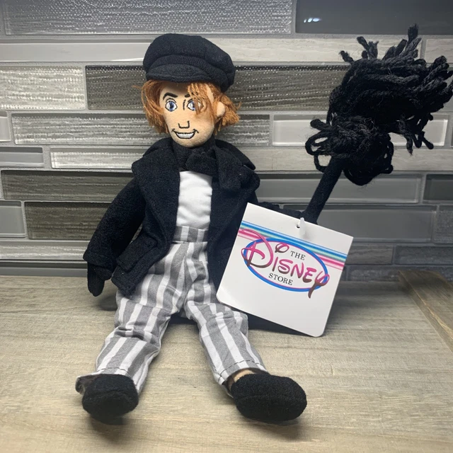 THE DISNEY STORE Bert From Disney's Mary Poppins 8" Plush Bean Bag Toy ...