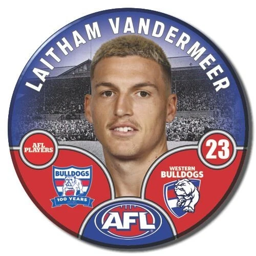2025 AFL WESTERN Bulldogs Football Club - VANDERMEER, Laitham $8.00 ...