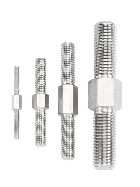 304 STAINLESS STEEL Double End Threaded Rod Stud Left & Right Hand M4-M16 £10.44 - PicClick UK