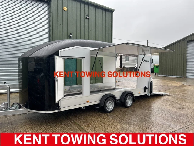 NEW DEBON C1000 Enclosed Car Transporter Trailer Gull Wing 3500kg Inc ...