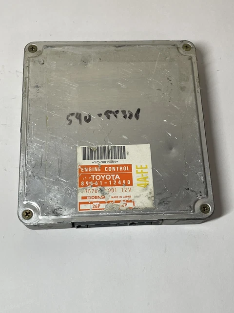 1990 TOYOTA COROLLA 89661-12490 Engine Control Module, ECM ECU, OEM $25 ...