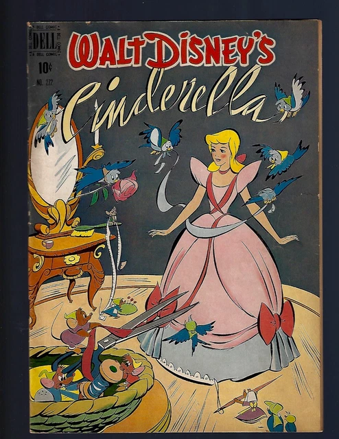 RARE 1950 WALT Disney's Cinderella Comic Book #272 by Dell Publishing ...