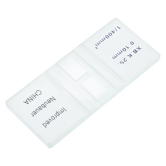 GLASS HEMOCYTOMETER HAEMOCYTOMETER Slide Cell Counting Slides £8.51 ...