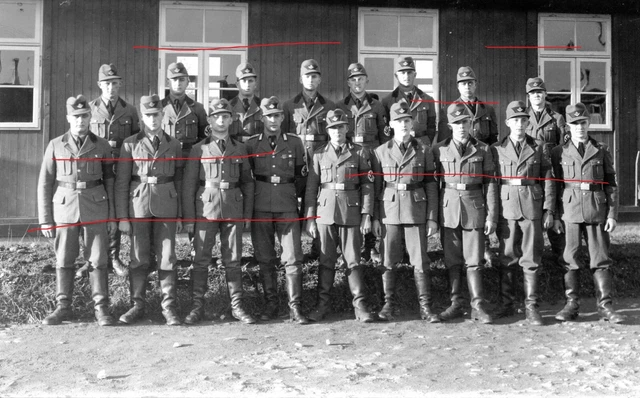 PHOTO ALLEMANDE WW2 soldats allemands RAD Reicharbeitdienst 100% ...