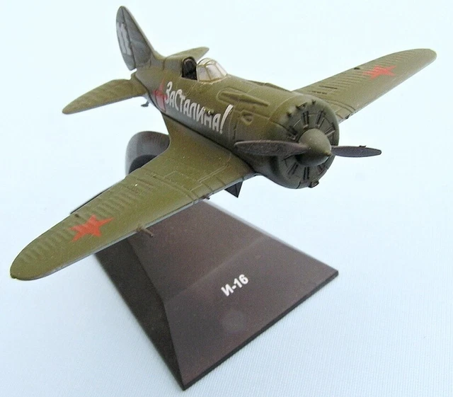 POLIKARPOV I-16 ,,SOVIET Air Forces 1941,scale 1/100,Collectible model ...