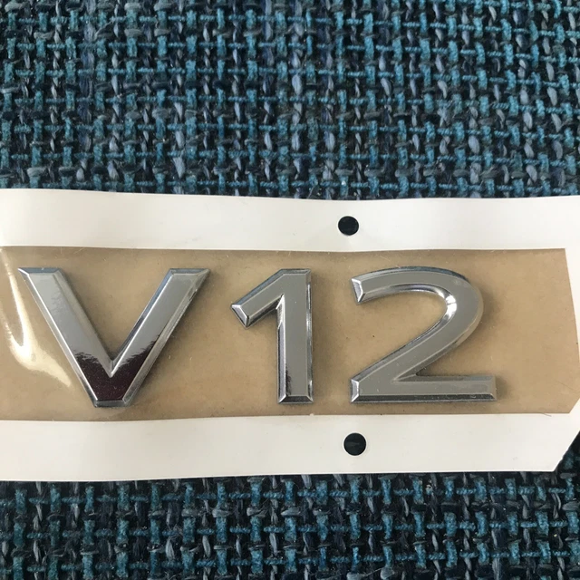 ORIGINAL MERCEDES-BENZ V12 Schriftzug Typenkennzeichen Emblem ...