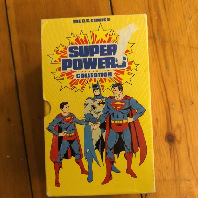 SUPER POWERS EXCLUSIVE UK VHS Collection DC Superman, Superboy, Batman ...