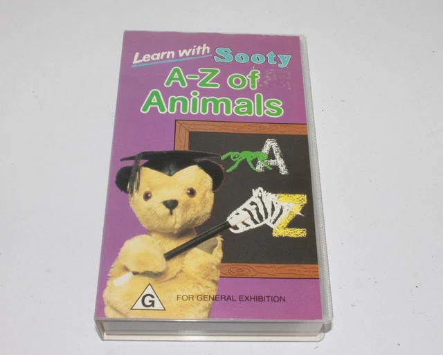 LEARN WITH SOOTY A-Z Of Animals VHS Video 1990 EUR 15,82 - PicClick IT