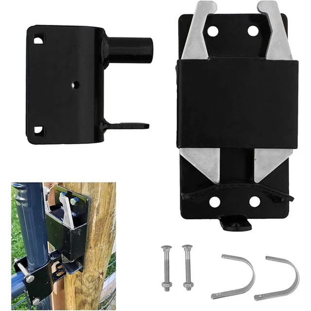 TWO WAY LOCKABLE Gate Latch Farm Gate Latch for Ranches Stables Pet ...