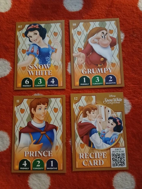 MORRISONS DISNEY CHRISTMAS 2025 Trading Cards, Numbers 7, 10, 11, 12 £2 ...