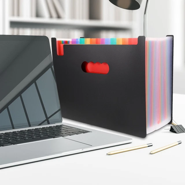 PAPER ACCORDION FOLDER File Organizer Folders Storage for Documents $41 ...