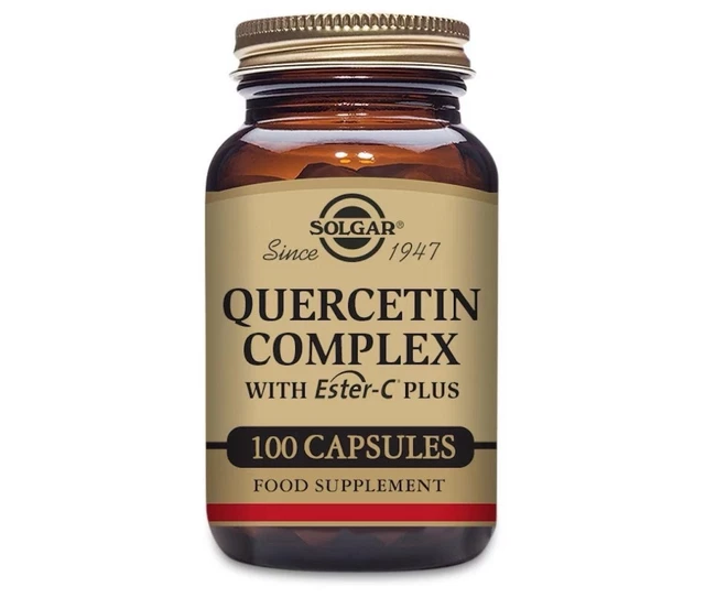 SOLGAR QUERCETIN COMPLEX with Ester-C Immune Health Support - 100 ...