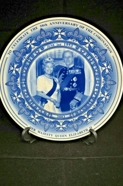 WEDGWOOD DAILY MAIL Plate - 50Th Anniversary Of The Coronation - 2003 ...