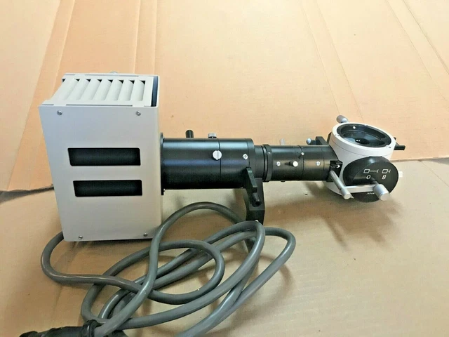 OLYMPUS BH2 MICROSCOPE Epi-Fluorescence Vertical Illuminator Attachment ...