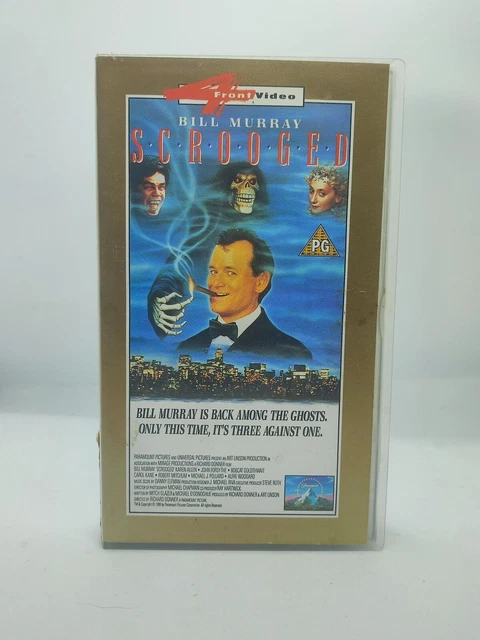 SCROOGED, STARRING BILL Murray On VHS Video Cassette Tape £11.69 ...