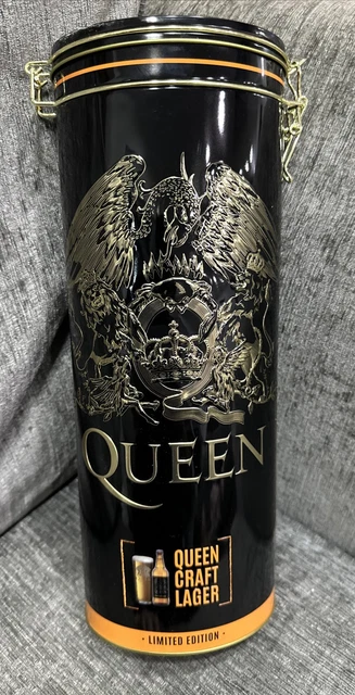 QUEEN CRAFT LAGER.LIMITED Edition Gift Tin, Branded Pint glass&500ml ...