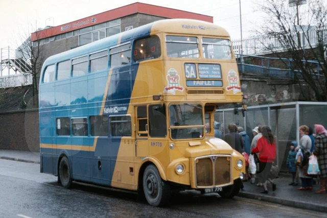 BUS PHOTO - Kelvin Scottish RM770 WLT770 AEC Routemaster Glasgow ex ...